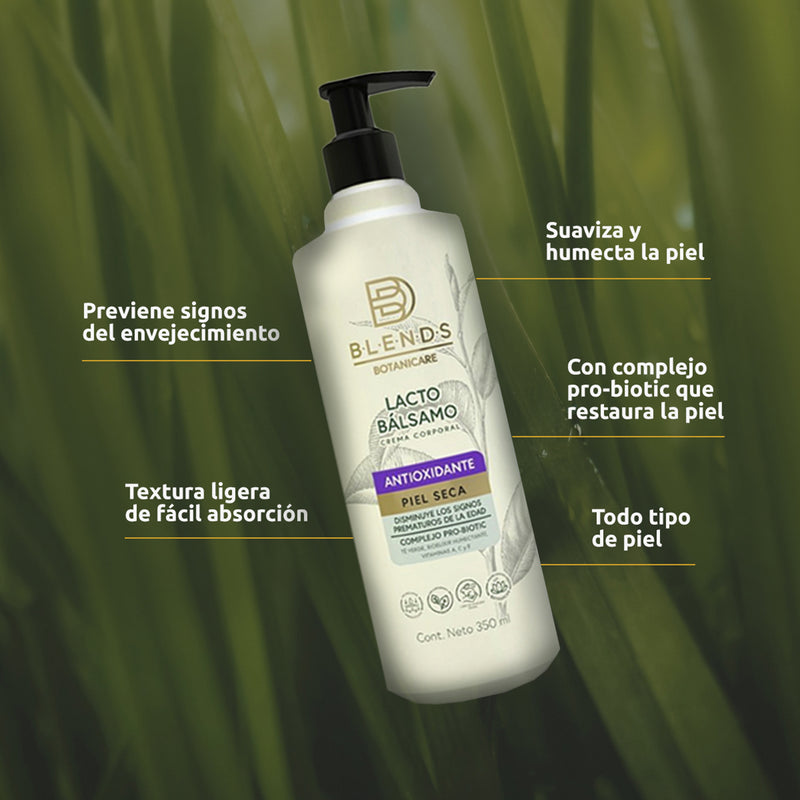 CREMA RESTAURADORA CORPORAL LACTOBÁLSAMO ANTIOXIDANTE – Blends Botanicare