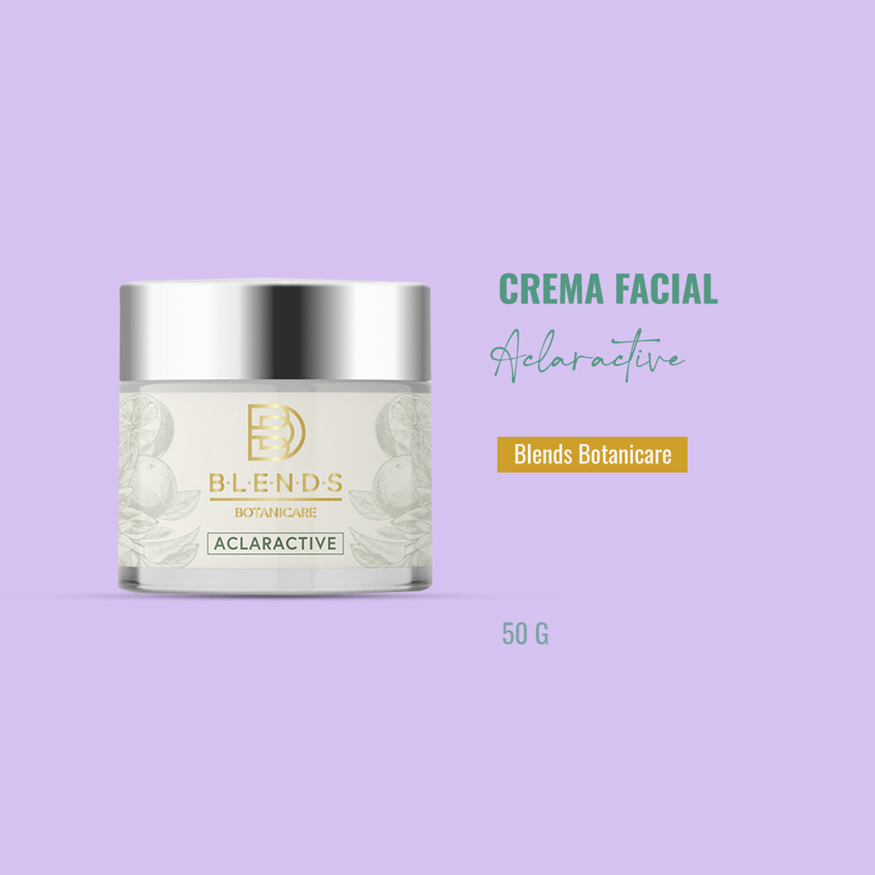 Blends Botanicare: Crema para Rostro Aclaractive