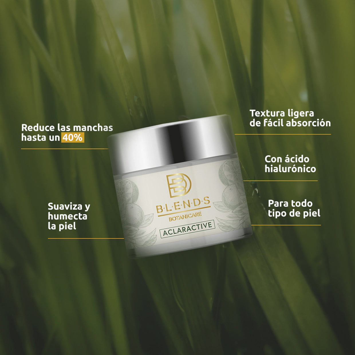 Blends Botanicare: Crema para Rostro Aclaractive